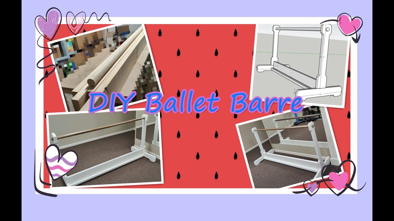 DIY Wooden Ballet Barre - YouTube