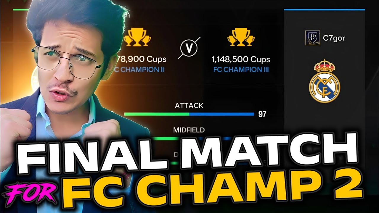 THRILLING H2H MATCH FOR BECOMING CHAMPION AGAIN || FC CHAMP 2 🏆 WITH 4 ...