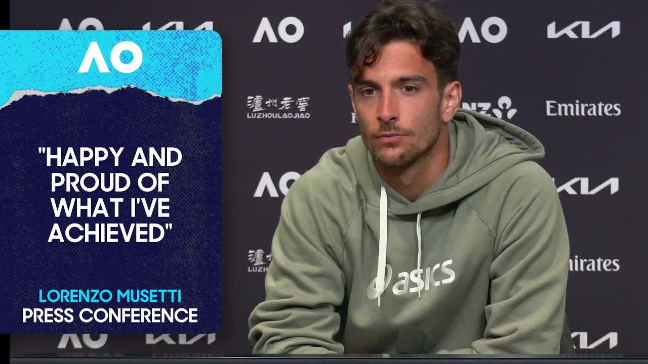Lorenzo Musetti Press Conference | Australian Open 2026 Second Round ...