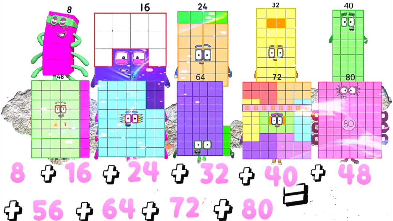 NUMBER BLOCKS SKIP COUNTING AND ADDITION OF TOTAL NUMBERS ...