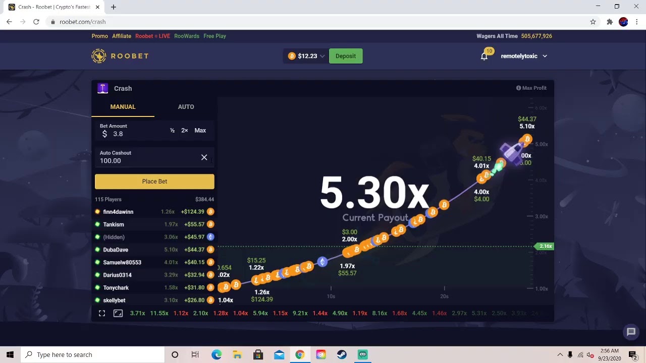 roobet crash! turning $20 to $500 - YouTube