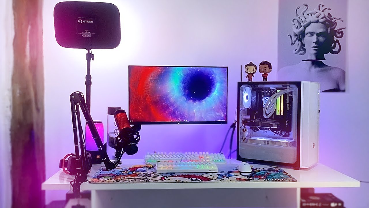 meu setup branco 2022 - YouTube