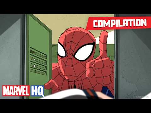 Spider-Man Goes Back to School 🎒🚌🕷️ | Ultimate Spider-Man | @MarvelHQ