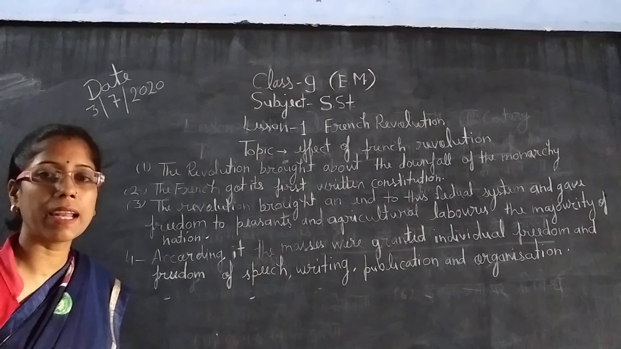 9 class sst chapter 1the French revolution - YouTube