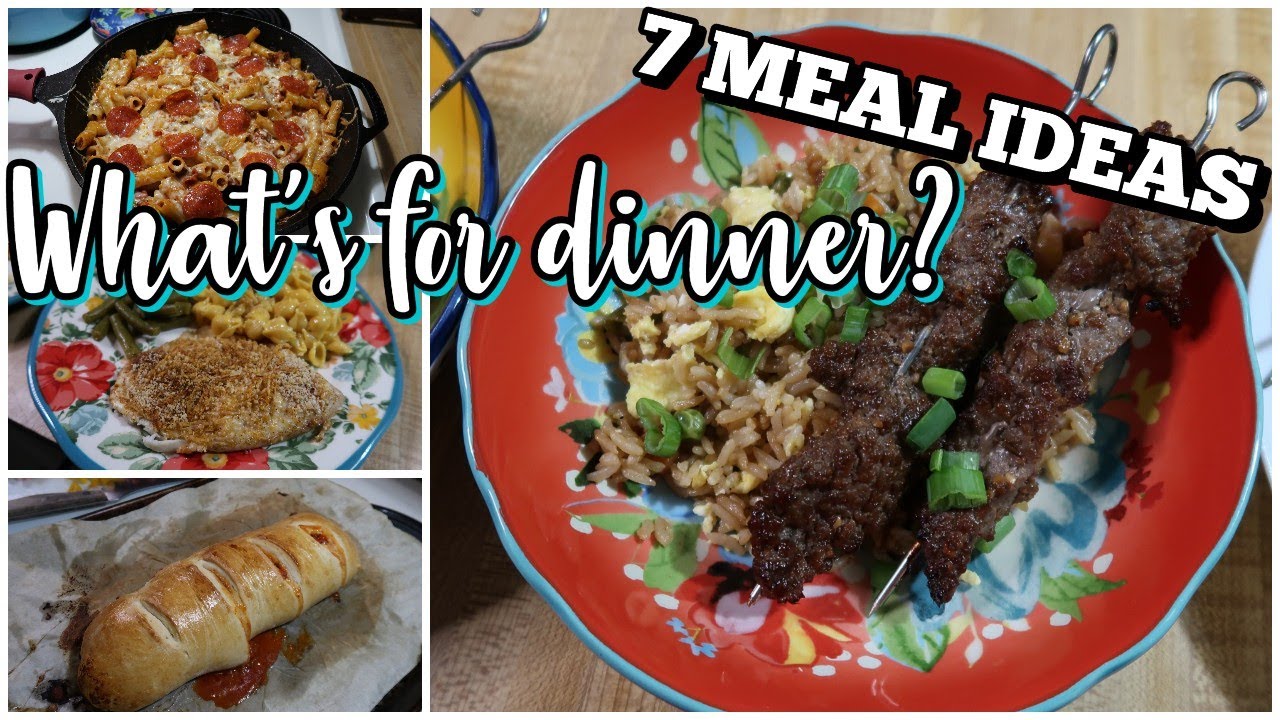 WHAT'S FOR DINNER? #169 | 7 Real Life Family Meal Ideas - YouTube