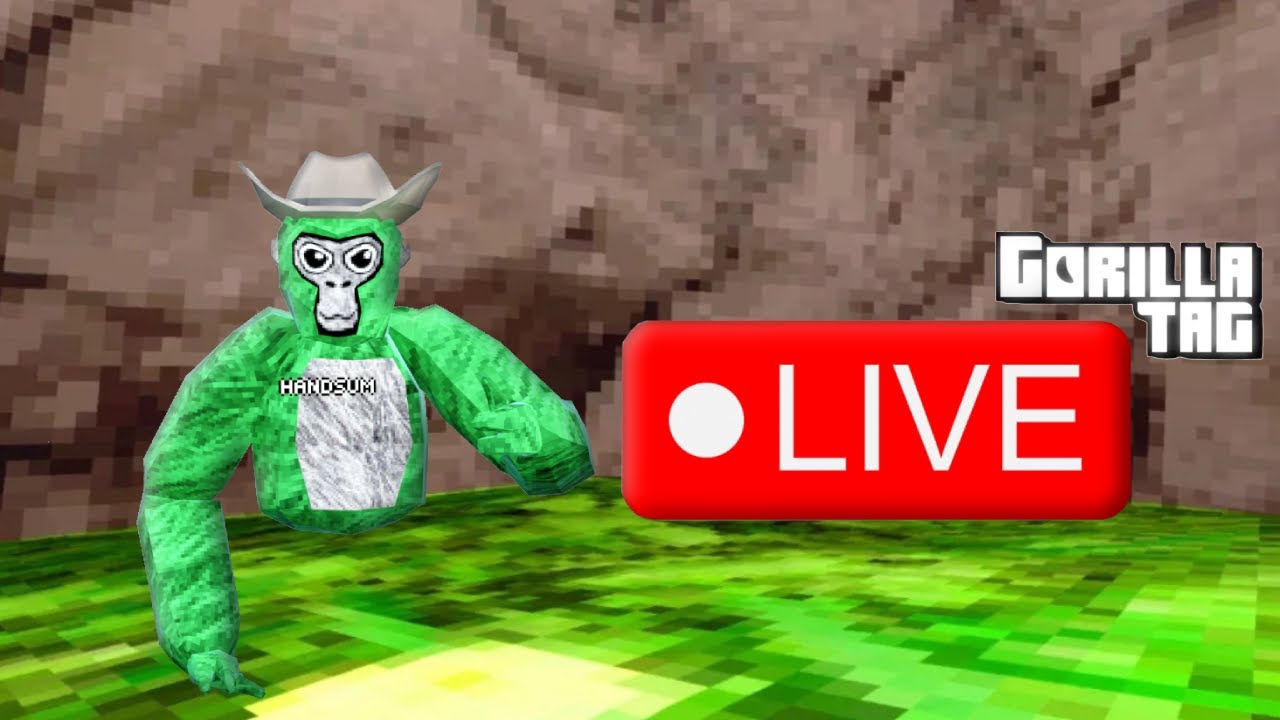 🔴Gorilla tag NEW UPDATE LIVE Playing With VEIWERS!🔴(Virtual Stump ...