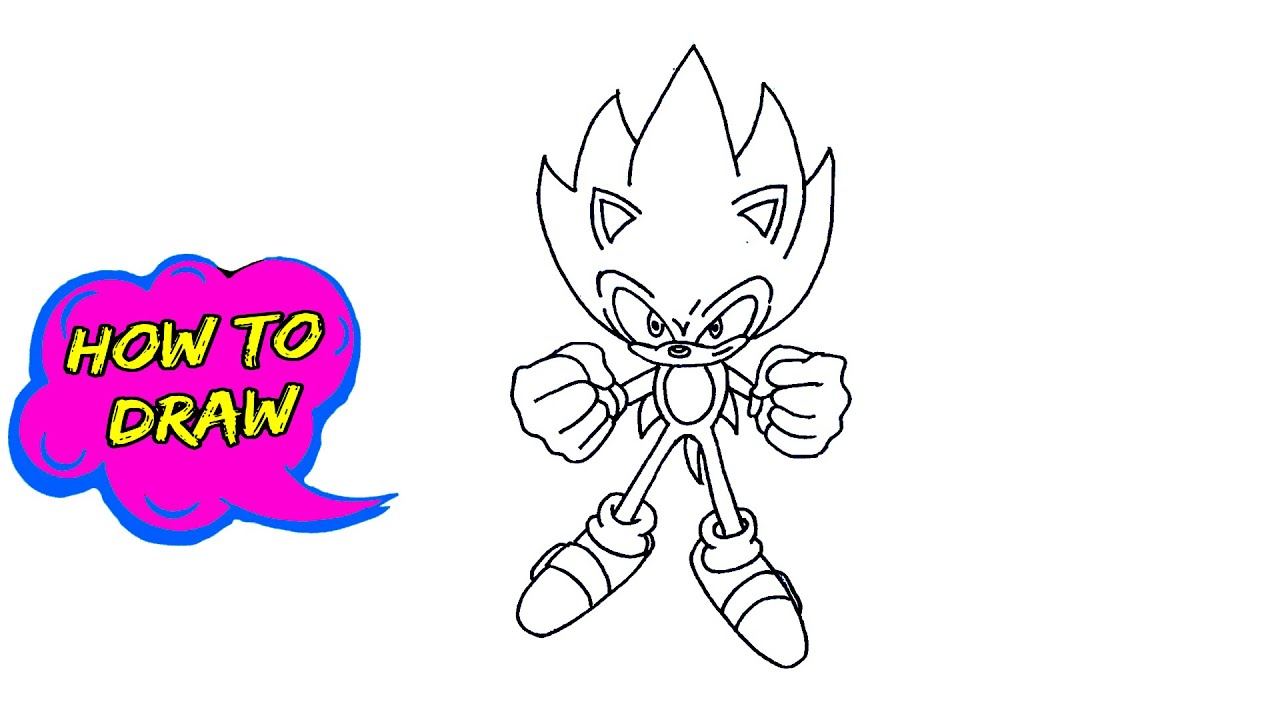Classic Super Sonic Drawings