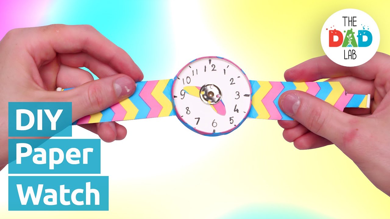 How To Make A Paper Cup Watch Craft Youtube