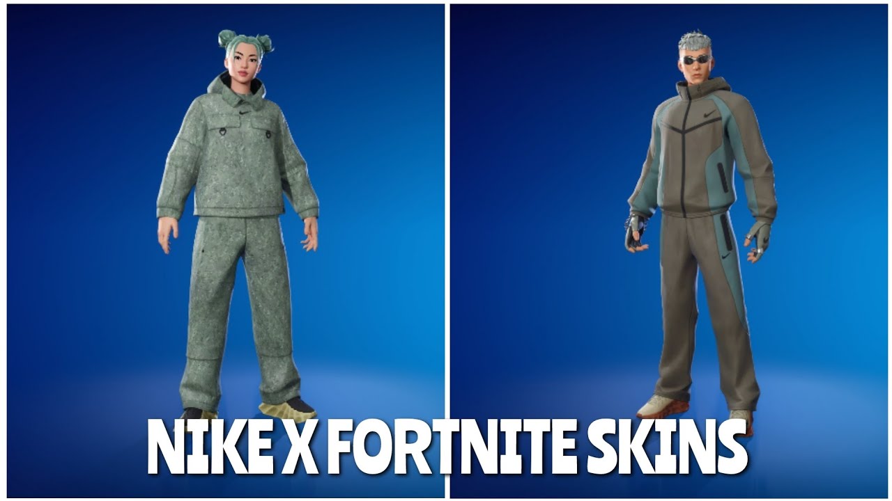 NEW NIKE SKINS : EVA & ROVE SKINS - FORTNITE - YouTube