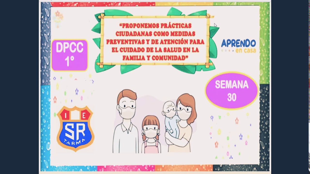 Actividad y secion del area de DPCC primer grado de secundaria - YouTube