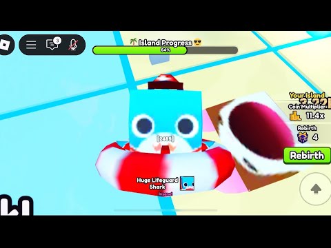 Hatching the huge lifeguard shark in ps99 - YouTube