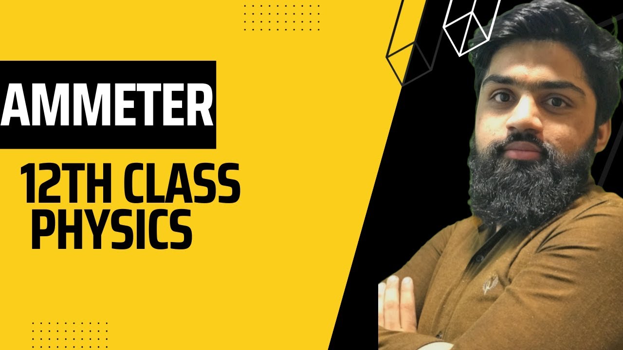 Ammeter - Conversion of Galvanometer into Ammeter | 12th class Physics ...