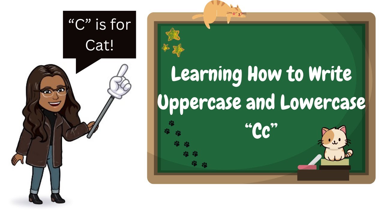 Learn How to Write Capital and Lowercase “Cc” with Me! “C” is for Cat ...