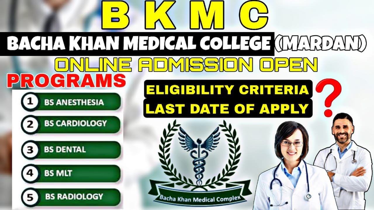 College of Medical Technology (BKMC) Mardan Admissions 2024 | CMT ...
