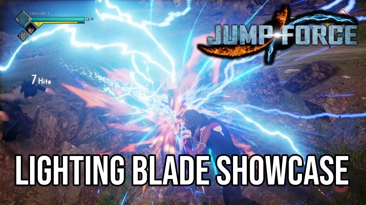 Jump Force - Lighting Blade Showcase Top Tier Ability? - YouTube