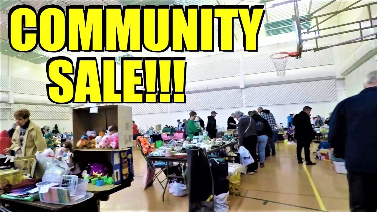 Ep143: COMMUNITY SALE!! - Come THRIFT with US! - YouTube