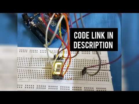 HOW TO CONTROL SEVEN SEGMENT DISPLAY USING ARDUINO UNO [ IN TAMIL ] - YouTube