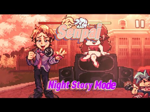 Friday Night Funkin: Senpai, Roses, Thorns. NIGHT | Story Mode - YouTube
