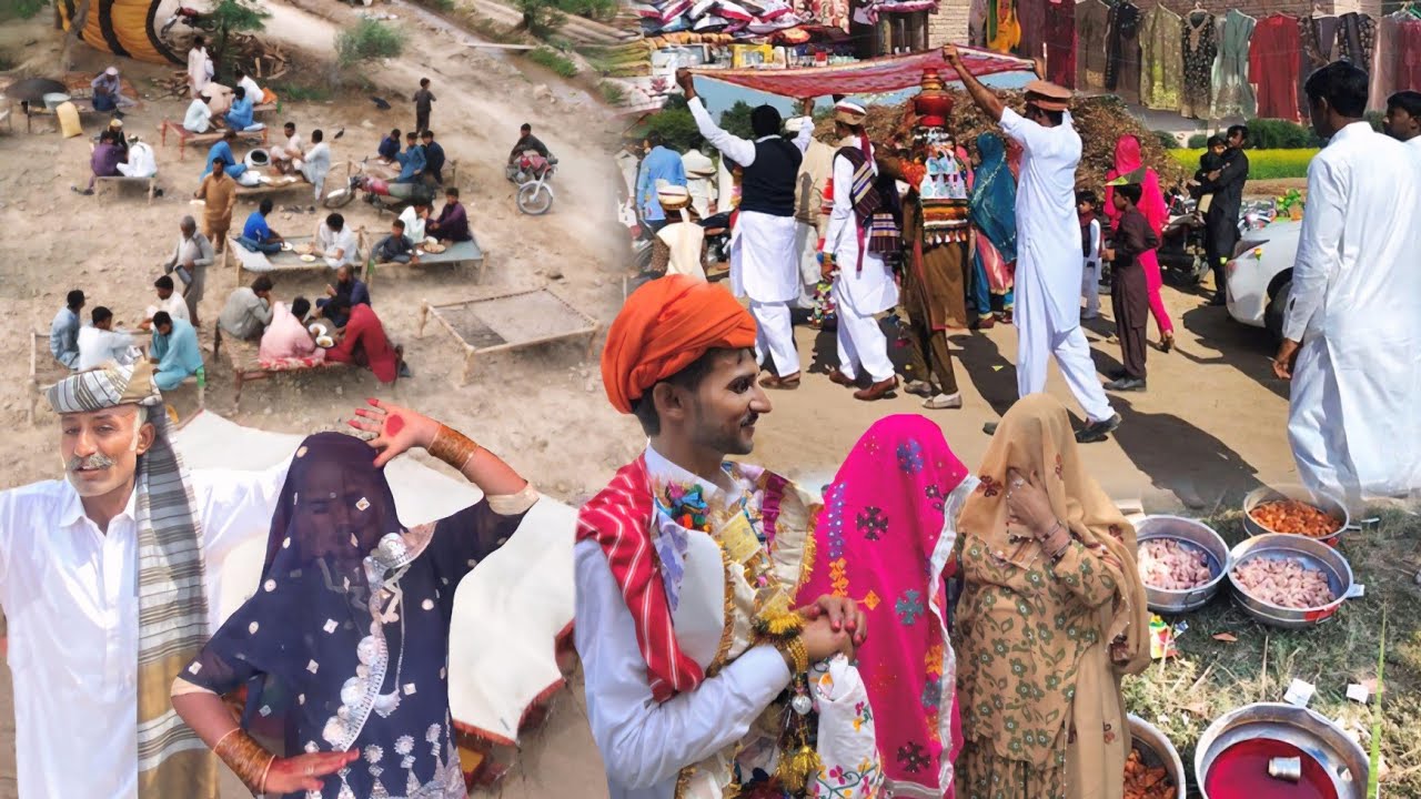 Gaon Ki shadi|Baraat|Walema|Pakistan Village Wedding||Cholistan Desert ...