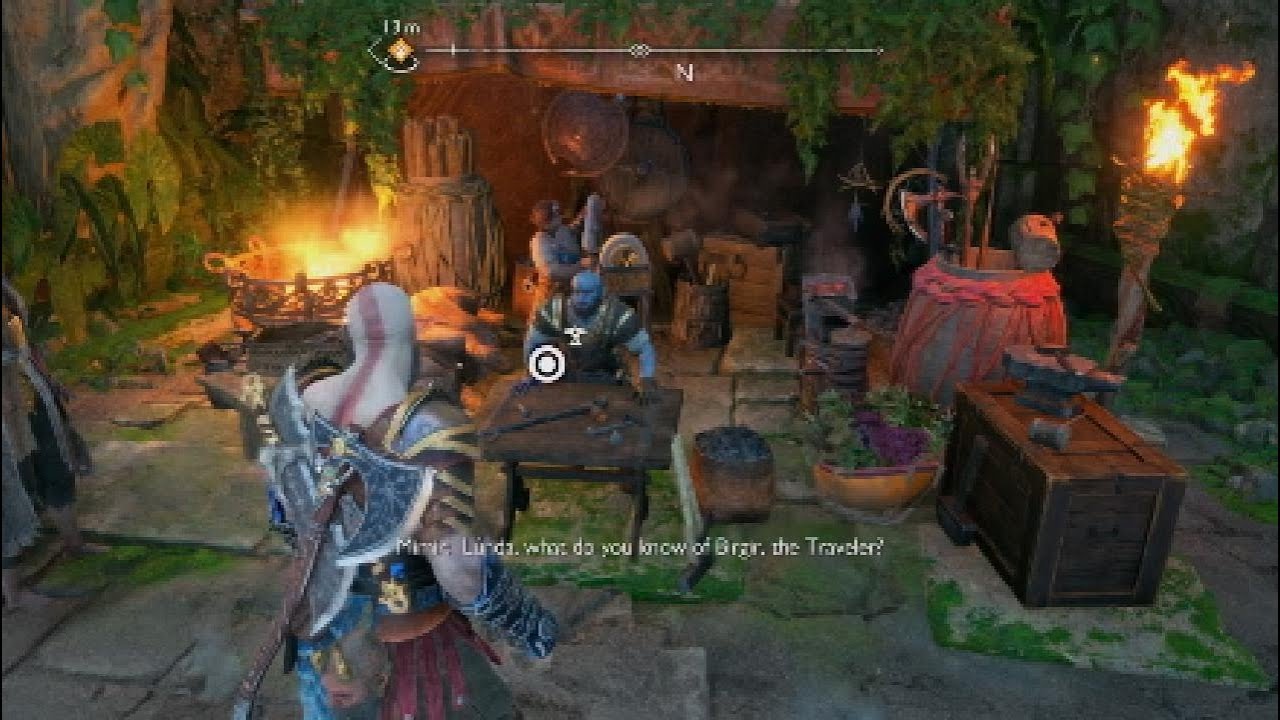 God of War Ragnarok Lunda Flirts with Freya, Birgir the Traveler Lore ...