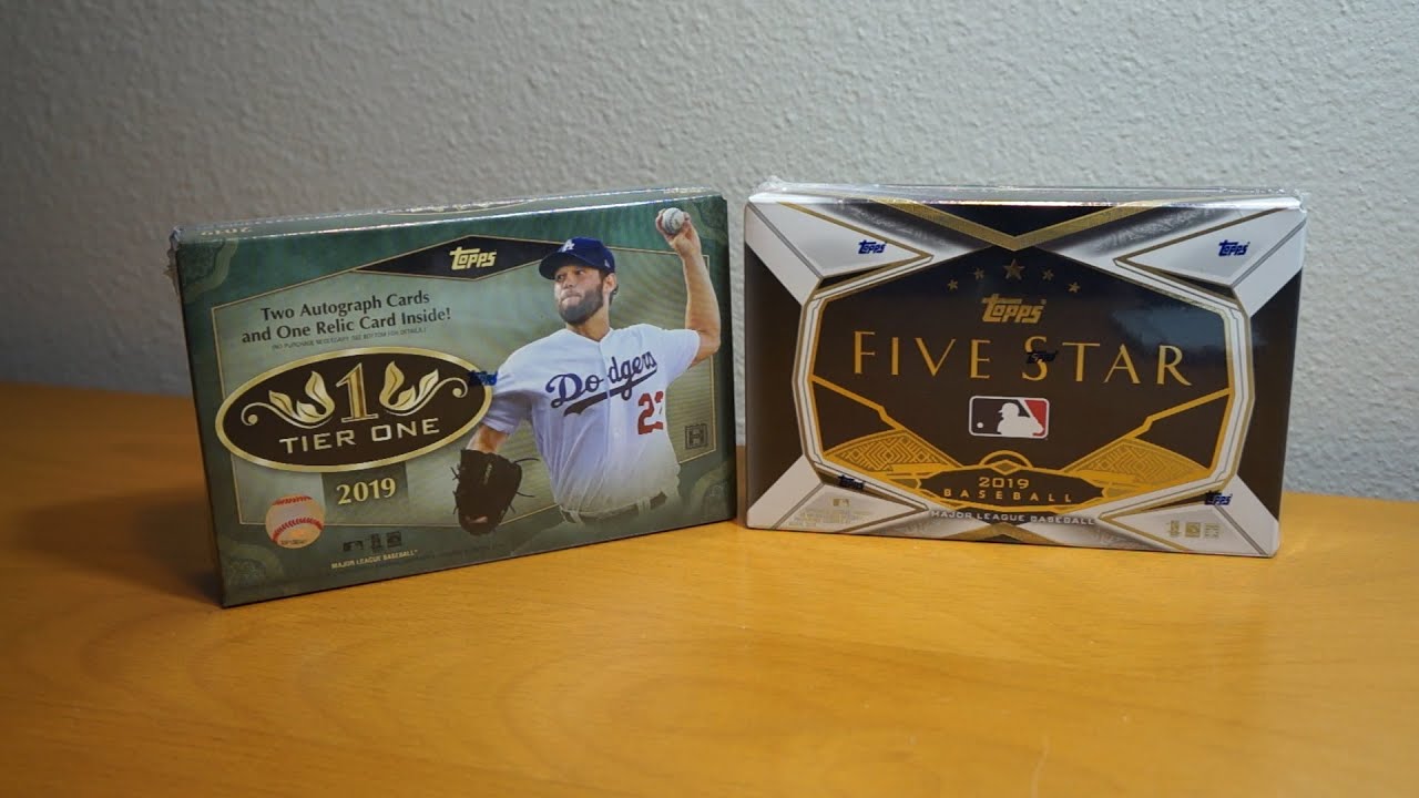 2019 Topps Tier One & 2019 Five Star Box Breaks! - YouTube