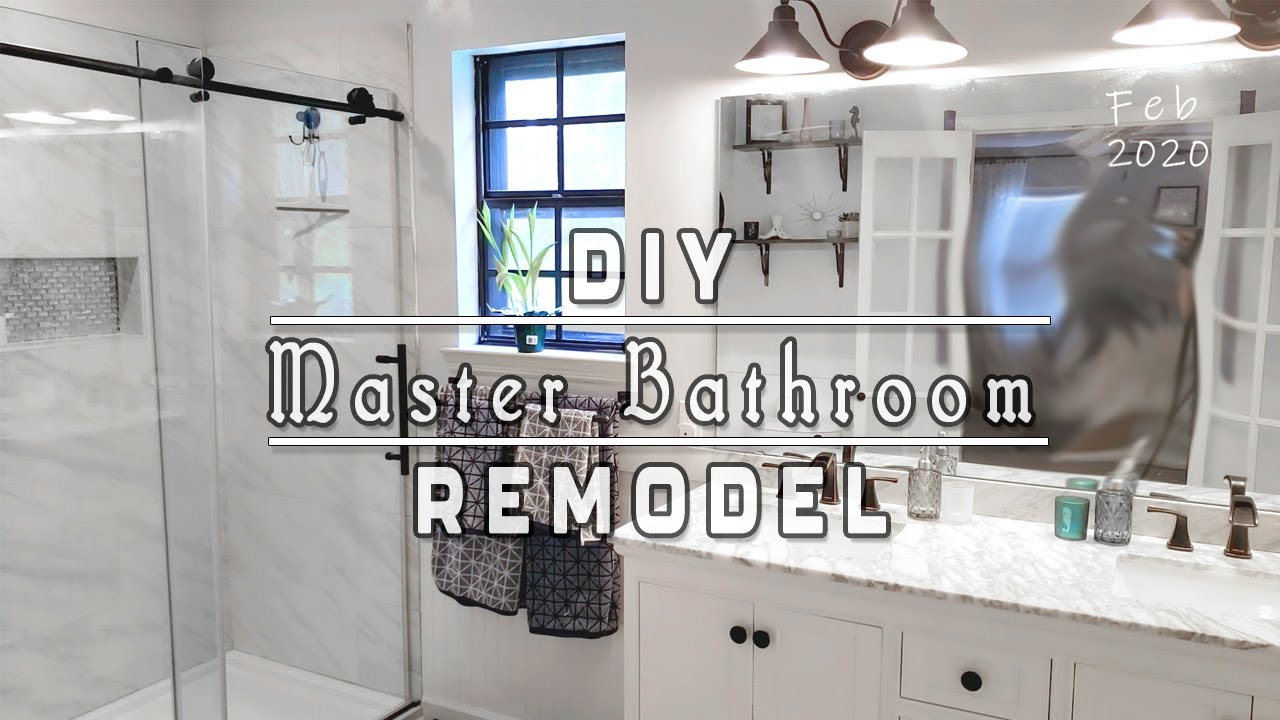 Our Master Bathroom Remodel! - YouTube