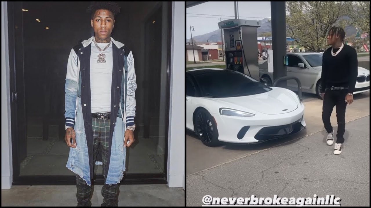 NBA YoungBoy Posted Up At The Gas Station With His Cars 😱🤷🏾‍♂️ - YouTube