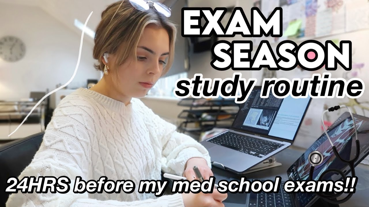 THE DAY BEFORE MY MEDICAL SCHOOL EXAMS | my daily revision routine ...