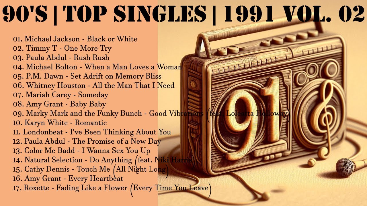 Best of 90's | Top Singles | 1991 Greatest Hits Vol. 02 - YouTube