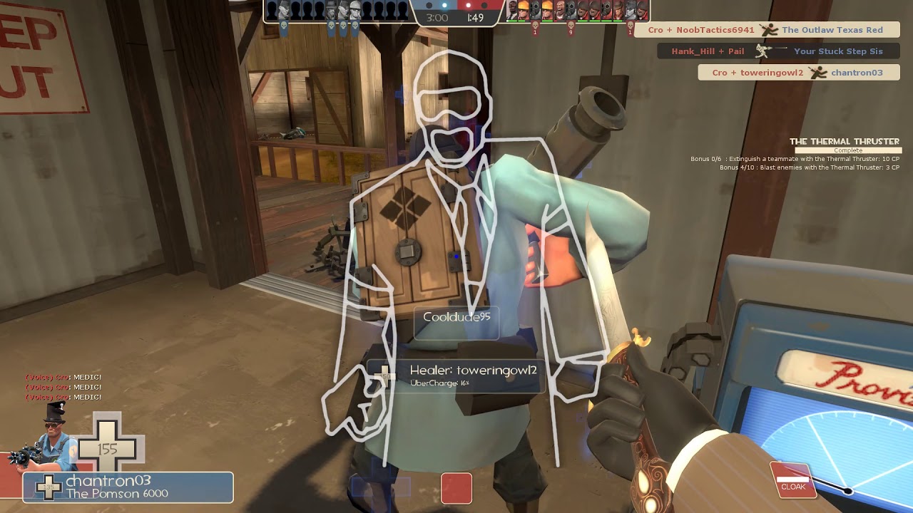(TF2) Spy quad backstab going off on children - YouTube