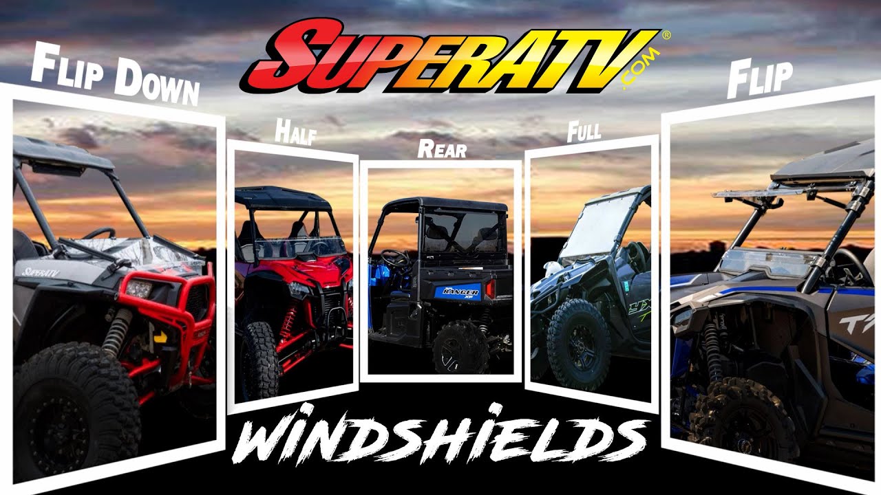 SuperATV Windshields - Full Selection - American Made - YouTube