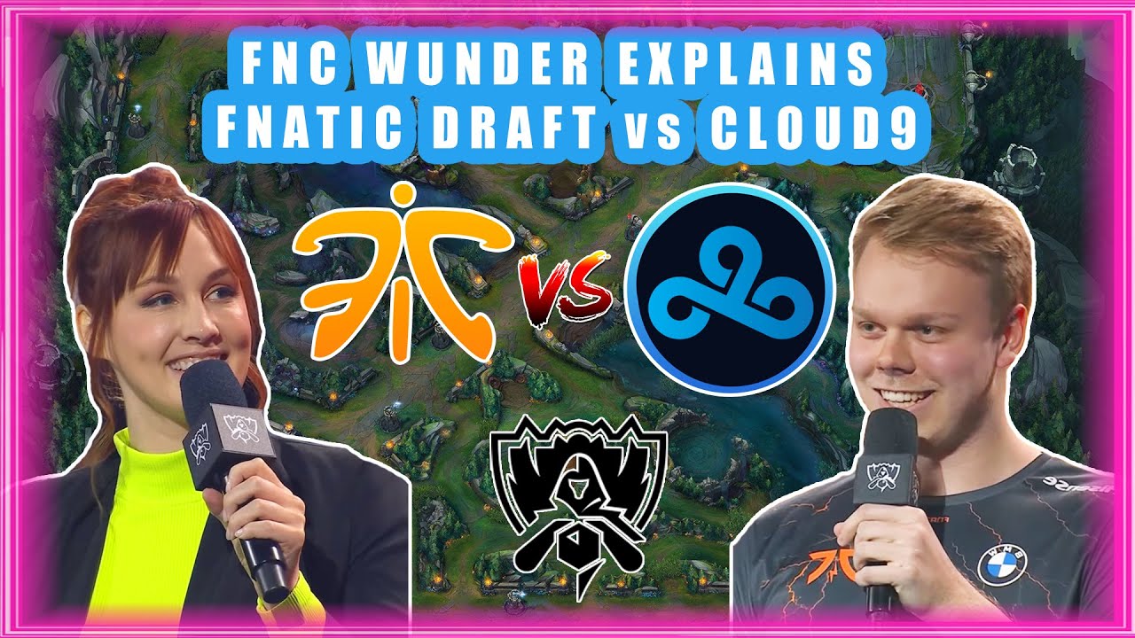 FNC Wunder Explains Fnatic Draft vs Cloud9 [FNC vs C9] - YouTube
