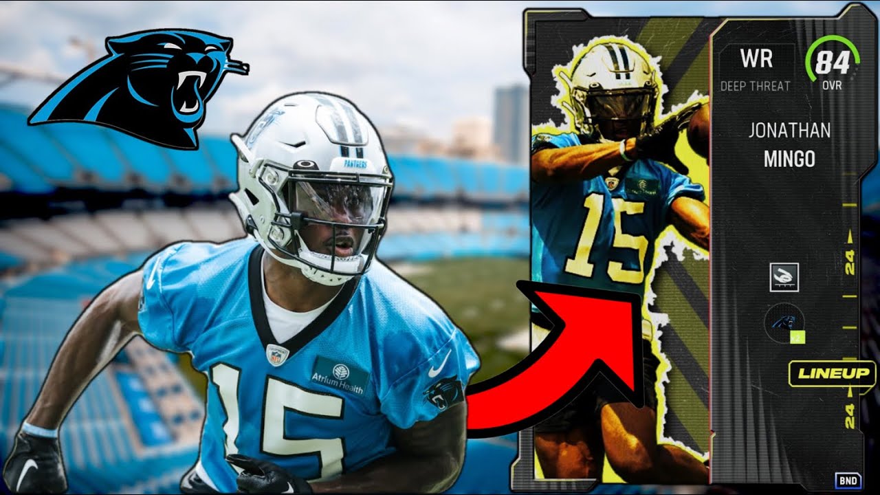 84 Jonathan Mingo is UNGUARDABLE on the Panthers Theme Team! | Madden ...