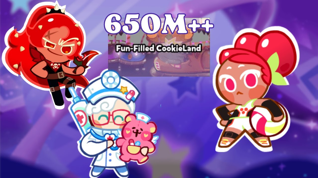 NEW TROPHY RUN MAP FUN-FILLED COOKIE LAND Ft. CHERRY BALL COOKIE ...