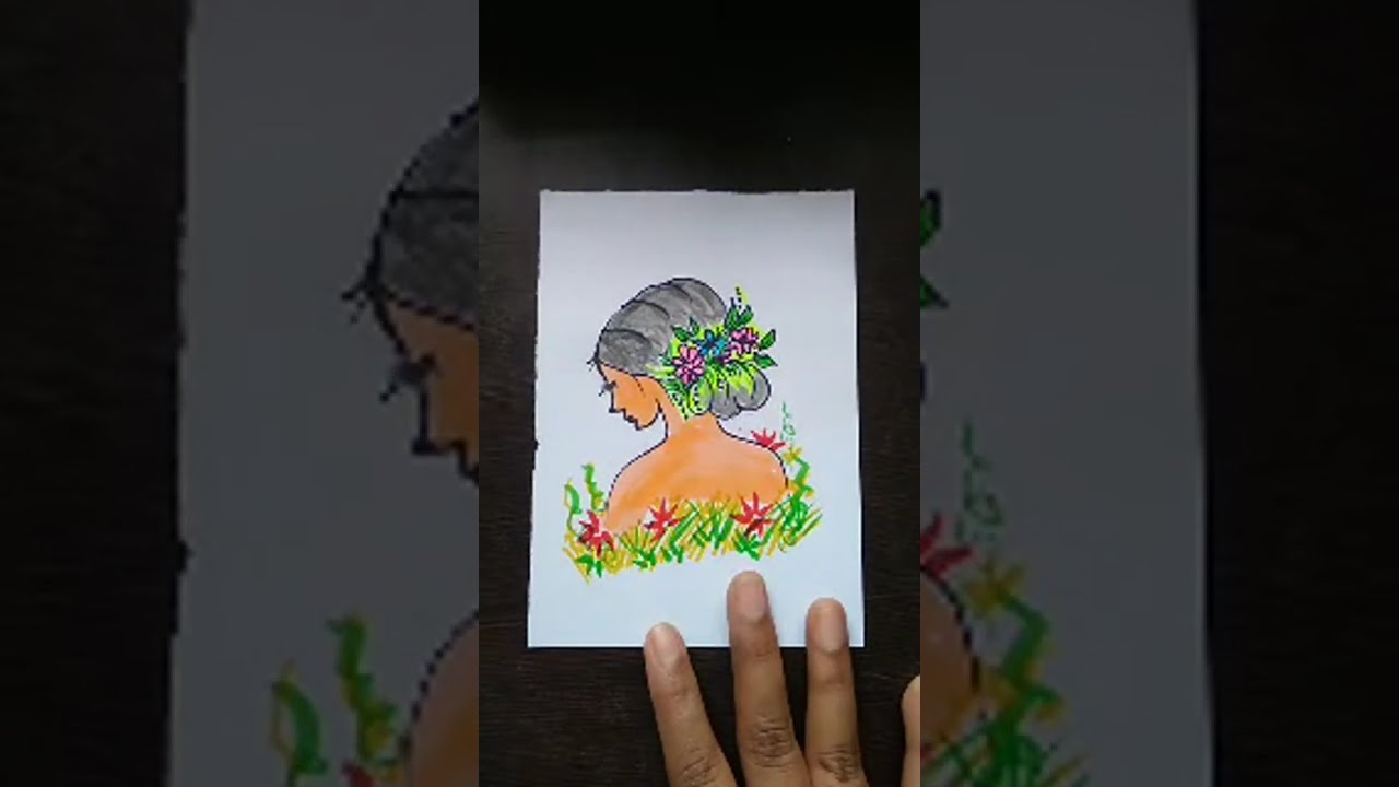 how to draw boho art drawing step by step|| sketching , easy draw boho ...