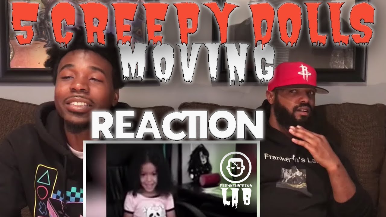 5 Creepy Dolls MOVING: Haunted Dolls Caught On Tape! Reaction - YouTube