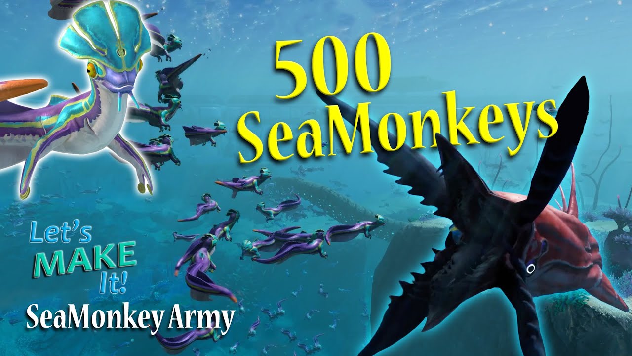 Let's Make It: SeaMonkey Army | Subnautica Below Zero - YouTube