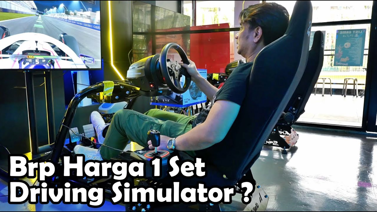 Review Simulator Thrustmaster T300 + Kursi Racing - YouTube