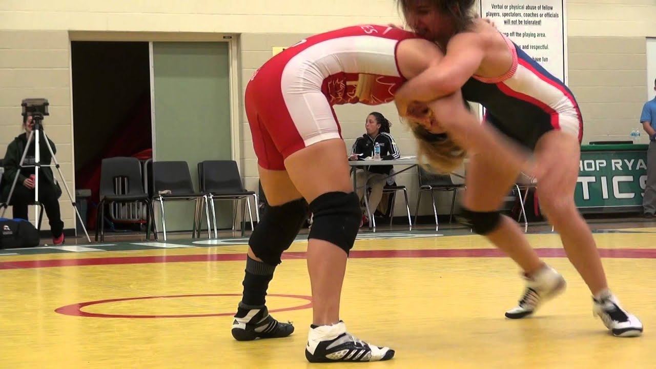 2014 ONT Championship FW63kg Celeste Rodrigues (Laurentian) vs Michelle ...