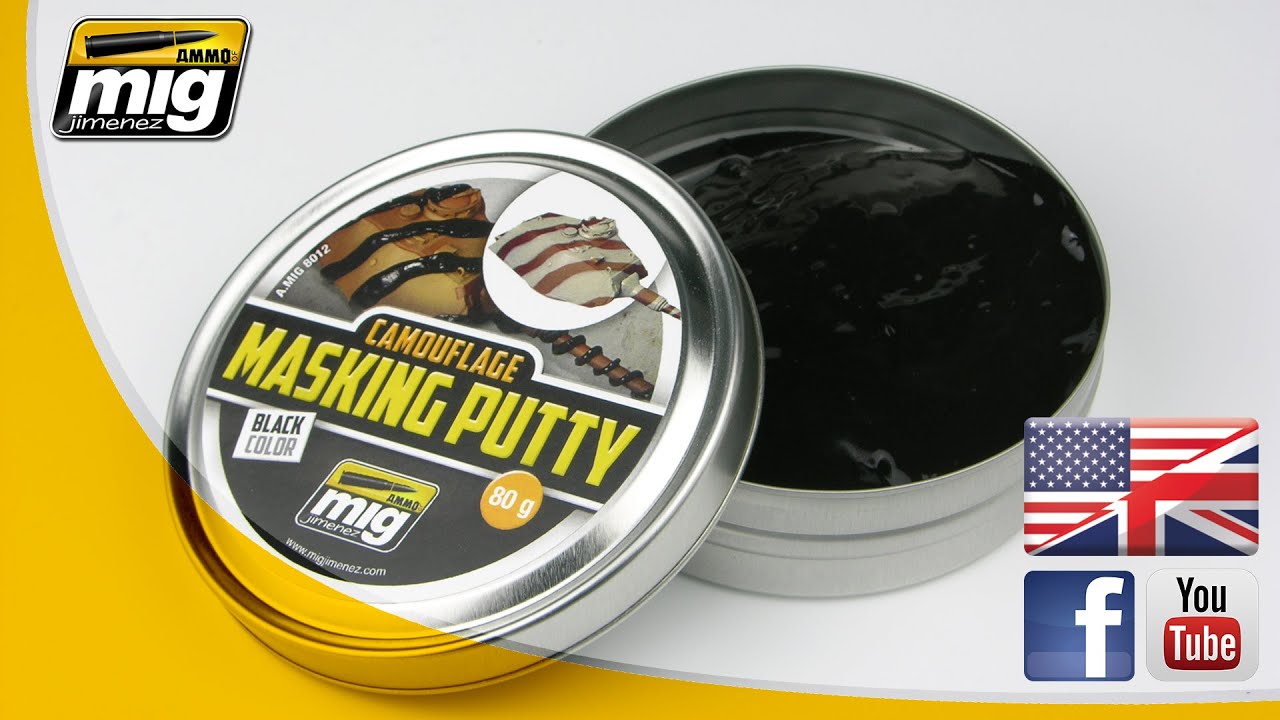 CAMOUFLAGE MASKING PUTTY HOW TO BY MIG JIMENEZ - YouTube