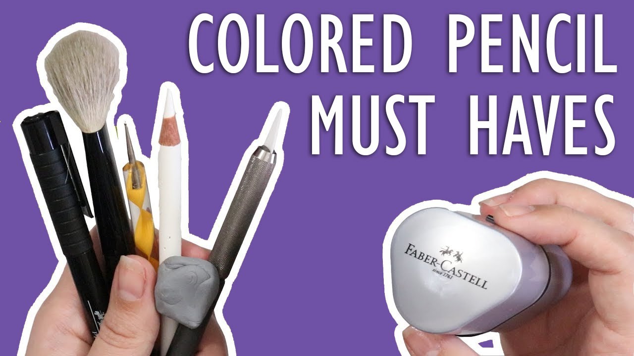 MUST HAVE Tools For COLORED PENCIL - YouTube