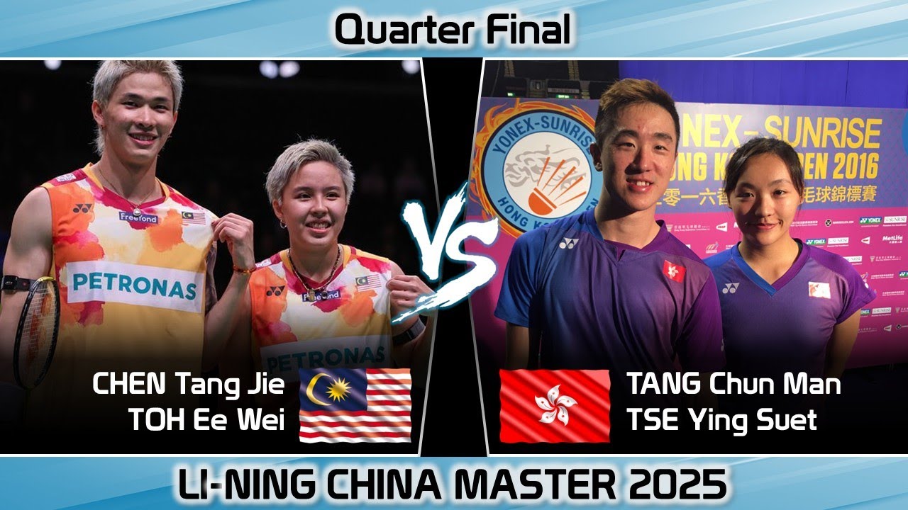 CHEN Tang Jie TOH Ee Wei vs TANG Chun Man TSE Ying Suet | China Masters ...