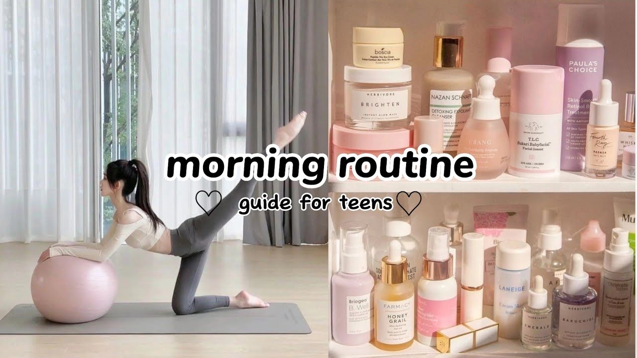 Guide to a productive morning routine for teens🎀 || morning routine ...