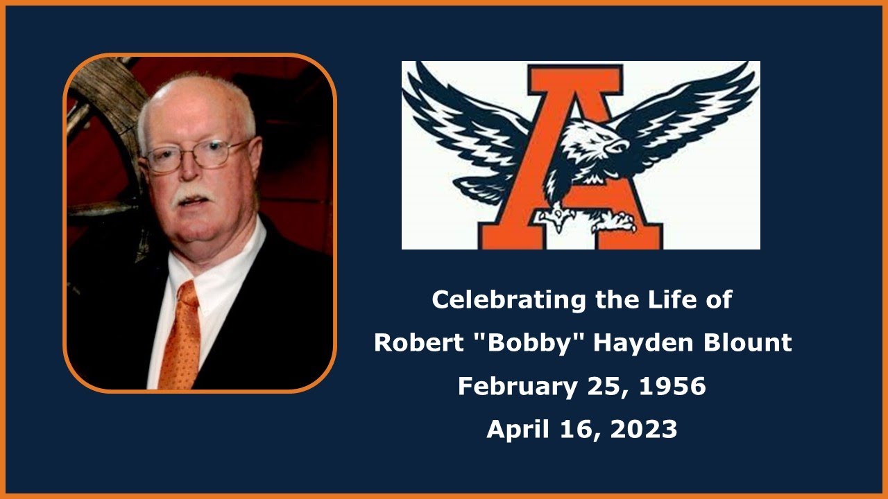Robert H. "Bobby" Blount Memorial Service - YouTube