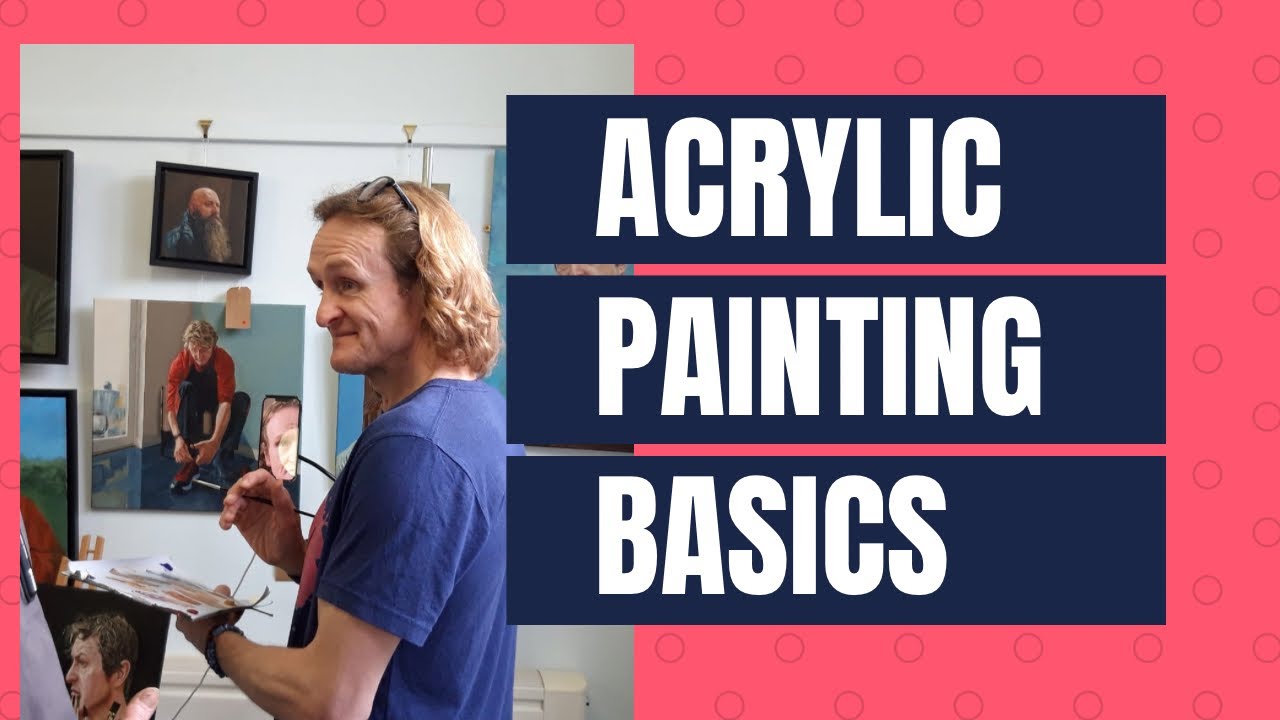 How to start PORTRAIT PAINTING with ACRYLIC PAINTS - YouTube