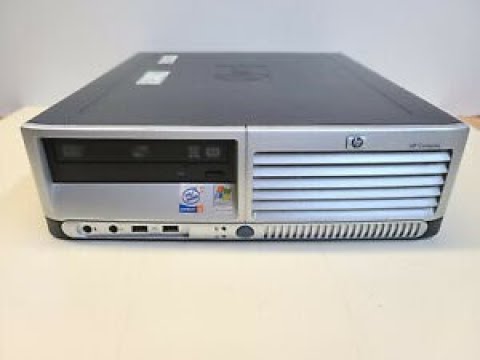 HP dc5100 sff PC running Windows XP SP3 - YouTube
