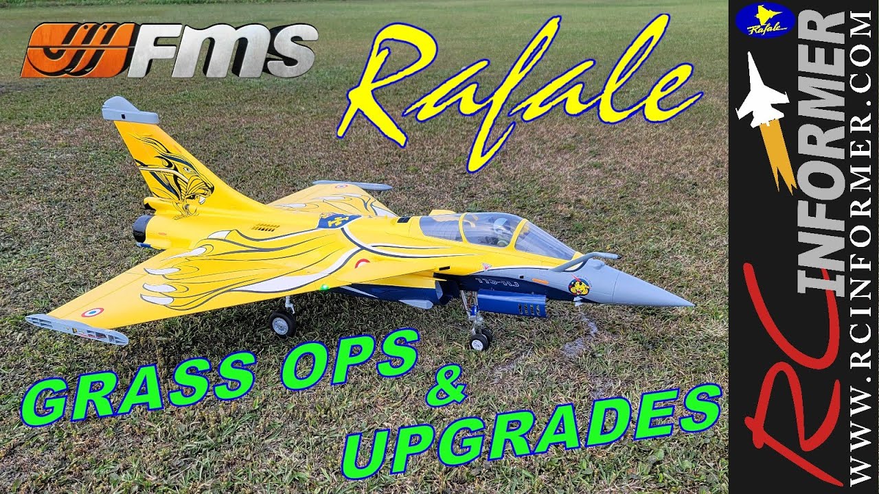FMS RAFALE 80MM Grass OPS & UPGRADES By: RCINFORMER - YouTube