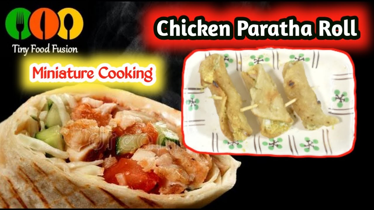 Chicken Tikka Paratha Roll By Tiny Food Fusion | Chicken Chutney ...