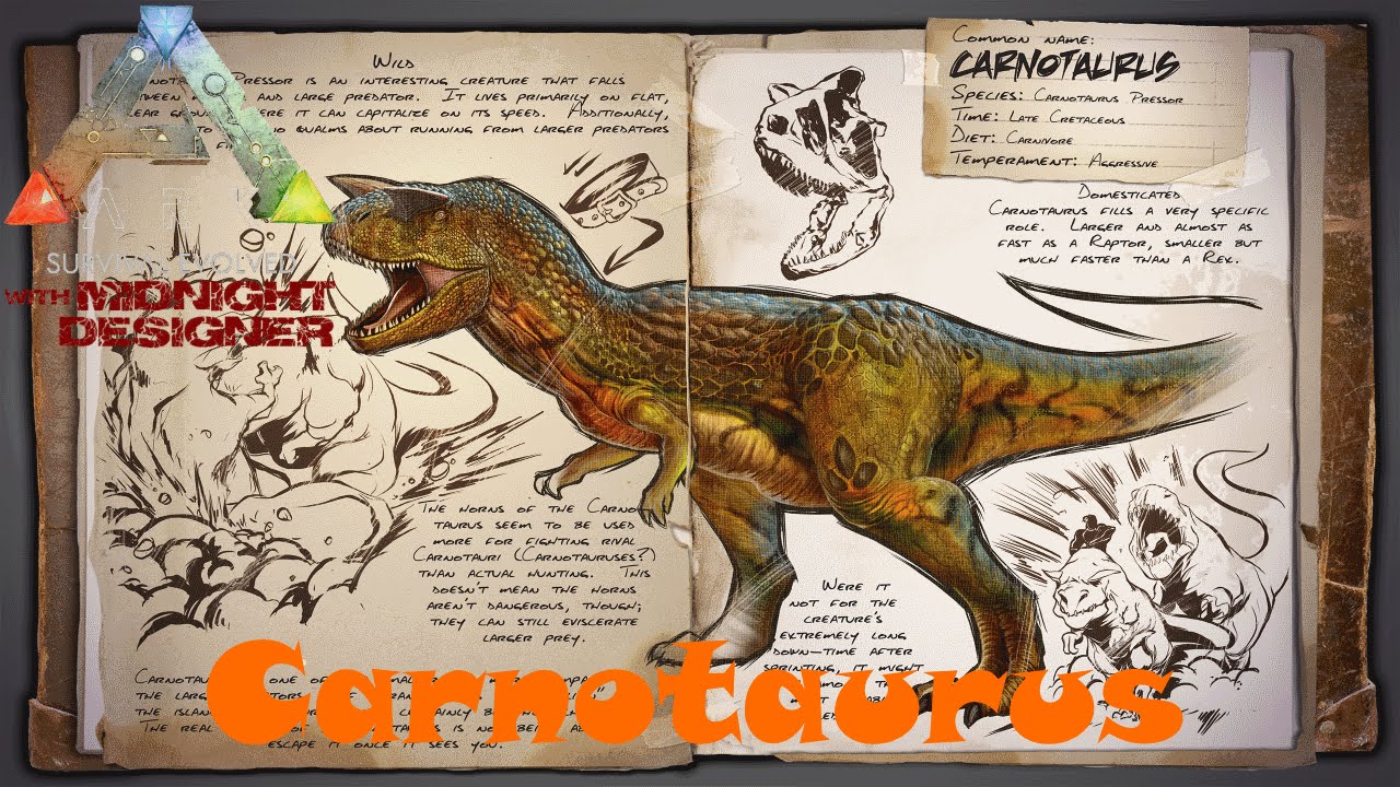E17 - Carnotaurus - Ark: Survival Evolved - YouTube