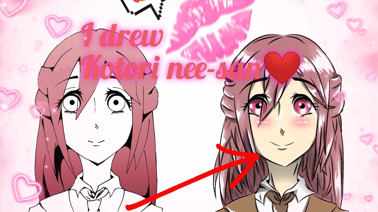 How did I drew kotori nee-san(I drew her on ibisPaint👌)(and she is my own designed character 👌 ...